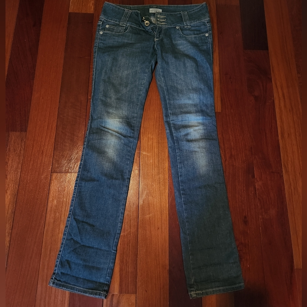 Sicko 19 Vintage Skinny Low-Rise Jeans - Gem